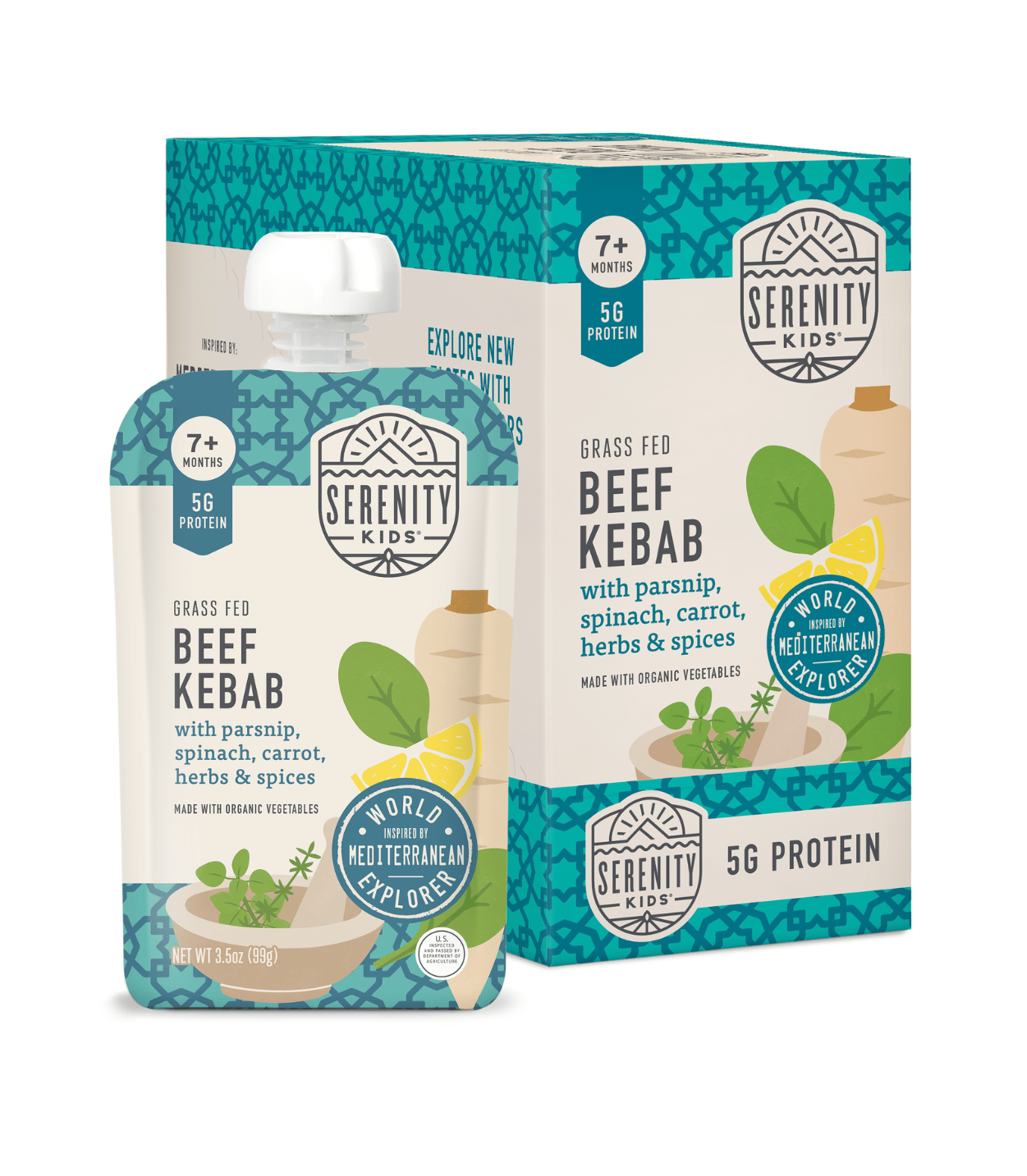 Beef Baby Food Pouch | Beef Kebab | Beef Puree for Baby