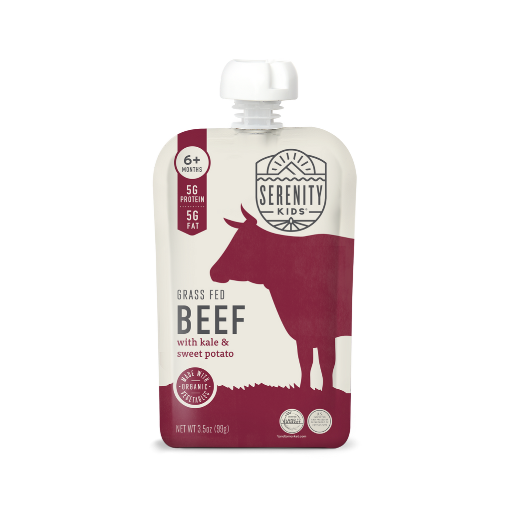 Beef Baby Food Puree // Kale & Sweet Potato // Serenity Kids®