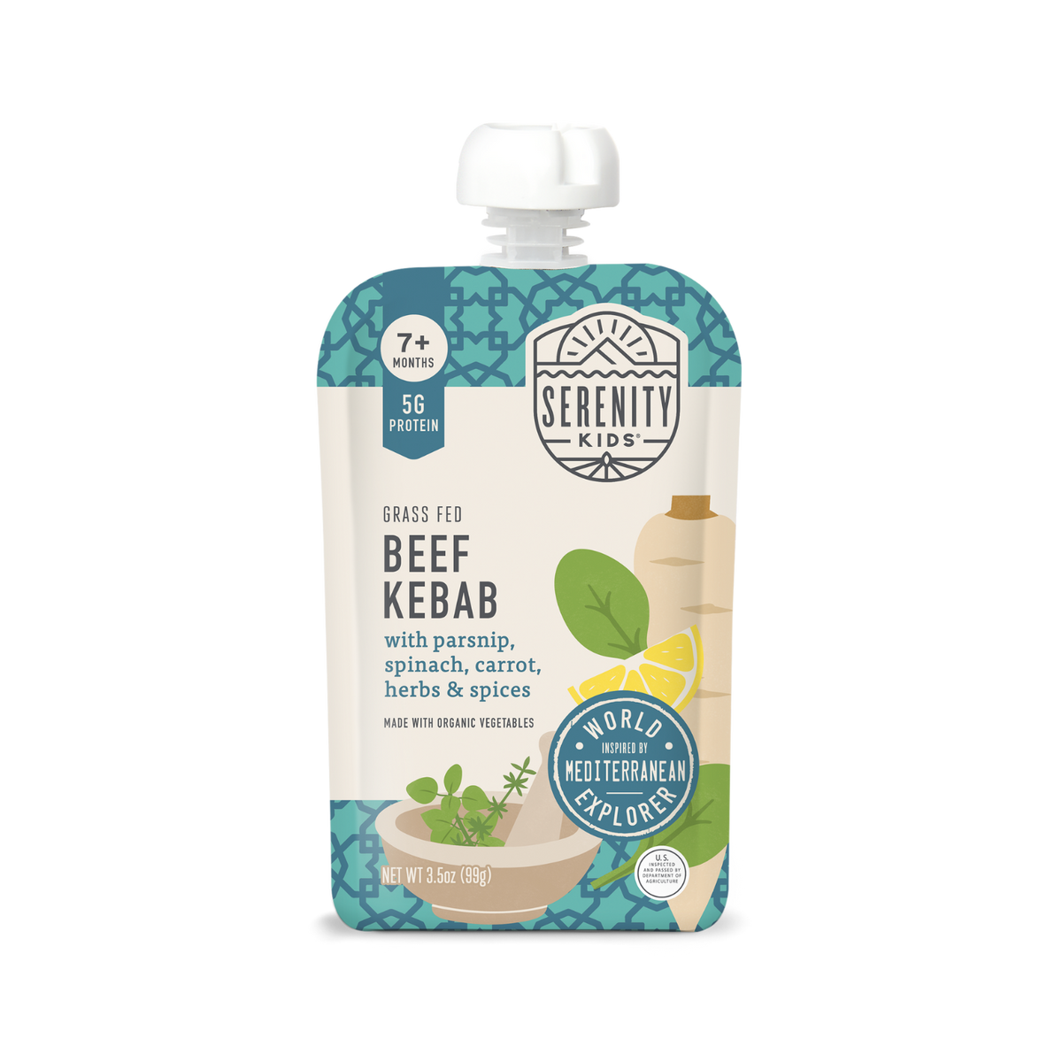Beef Baby Food Pouch | Beef Kebab | Beef Puree for Baby