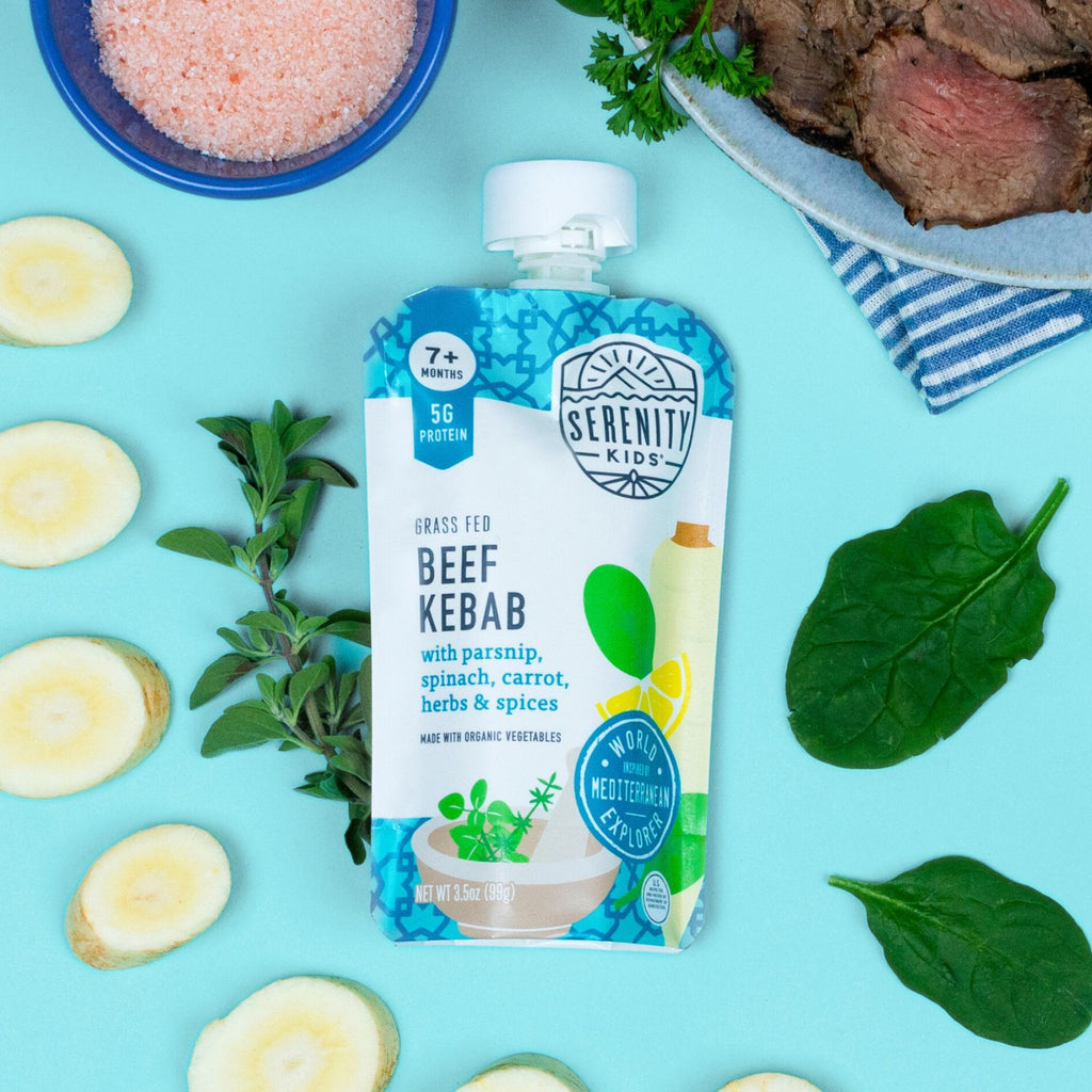 Beef Baby Food Pouch | Beef Kebab | Beef Puree for Baby