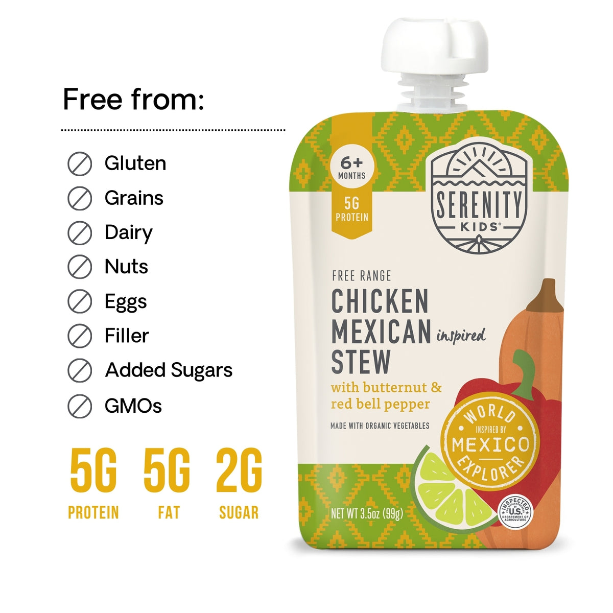 Chicken Baby Food Pouch | Chicken Mexican Stew for Baby