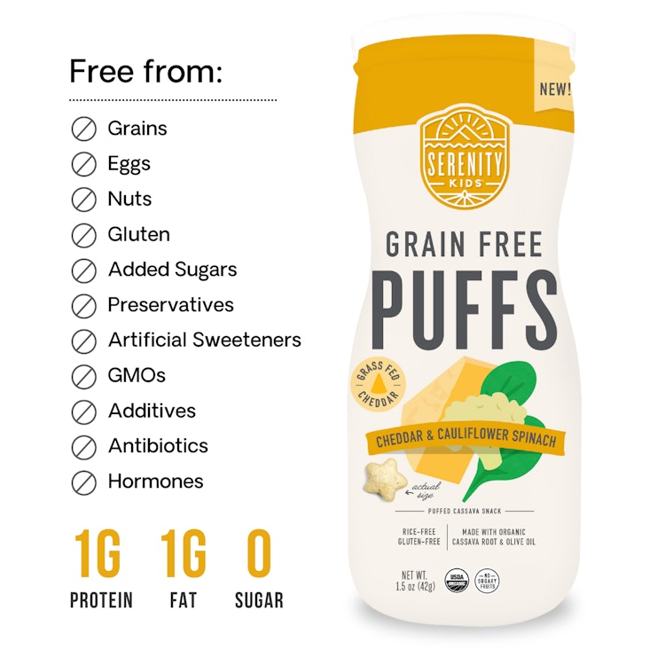 Grain Free Puffs Variety Pack | Variety 6-Pack | Serenity Kids
