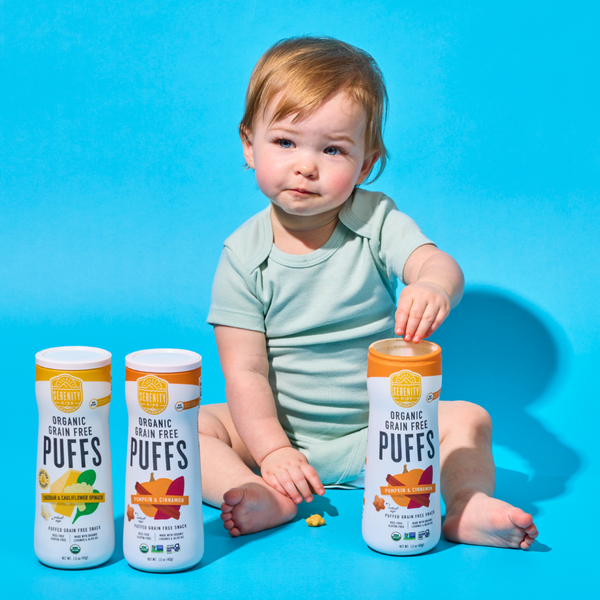 Grain Free Baby Snack Puffs | Variety 6-Pack | Serenity Kids