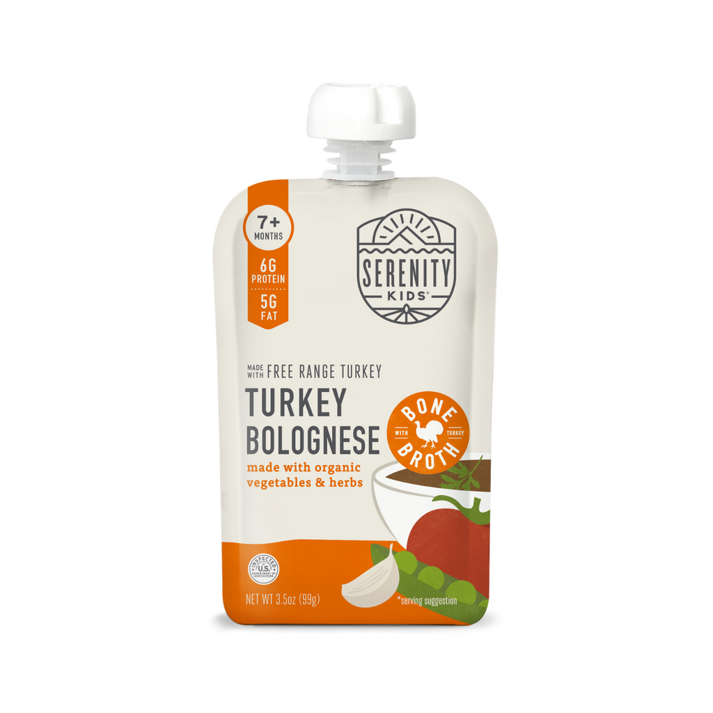 Turkey Baby Food Pouch // Turkey Bolognese // Serenity Kids®
