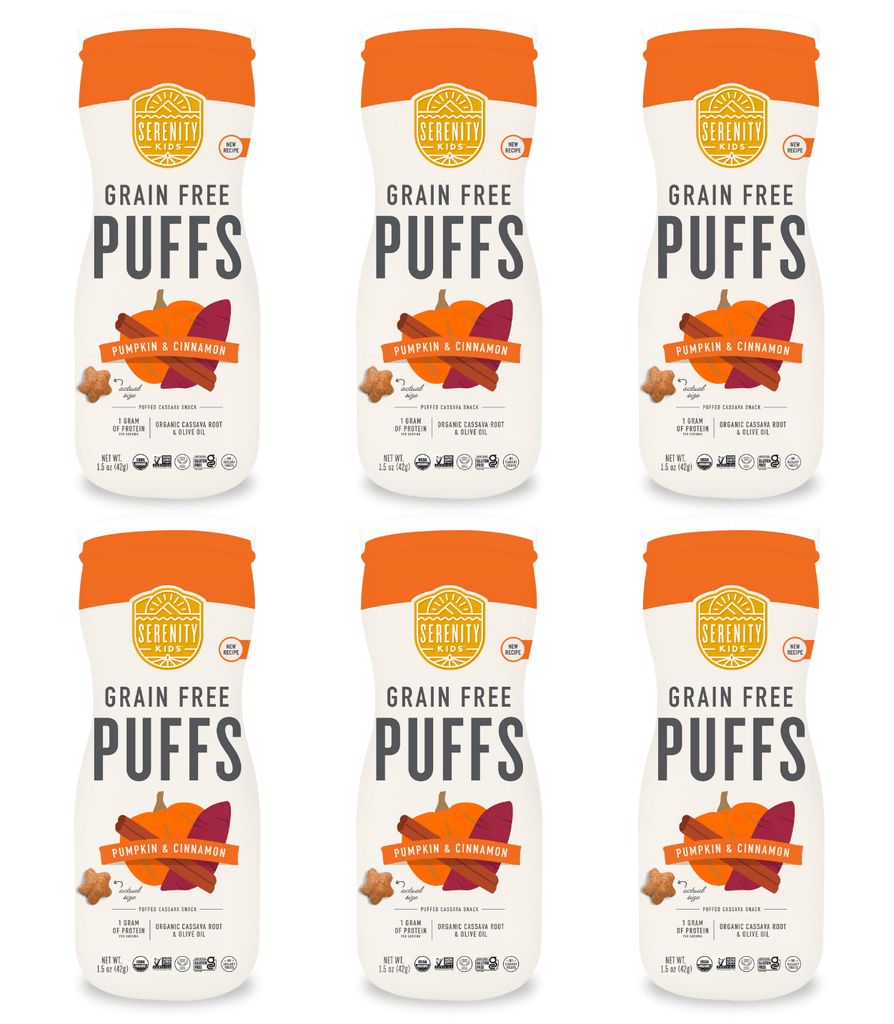 Baby Puff Snacks // Pumpkin & Cinnamon // Serenity Kids®