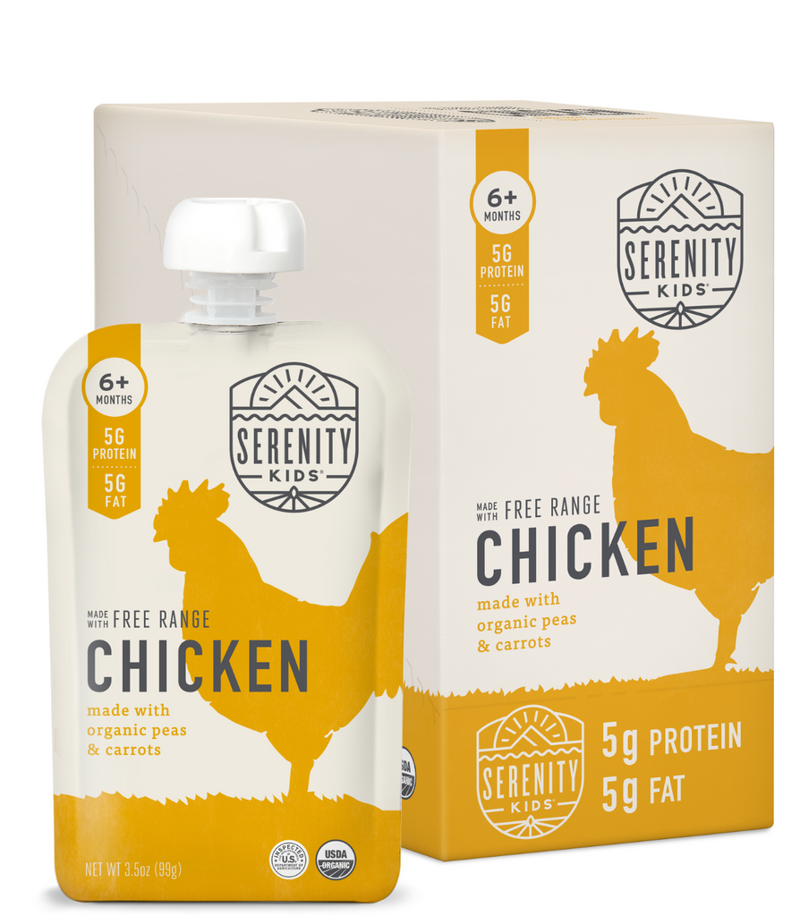 Chicken Baby Food Pouch // Chicken Puree // Serenity Kids®