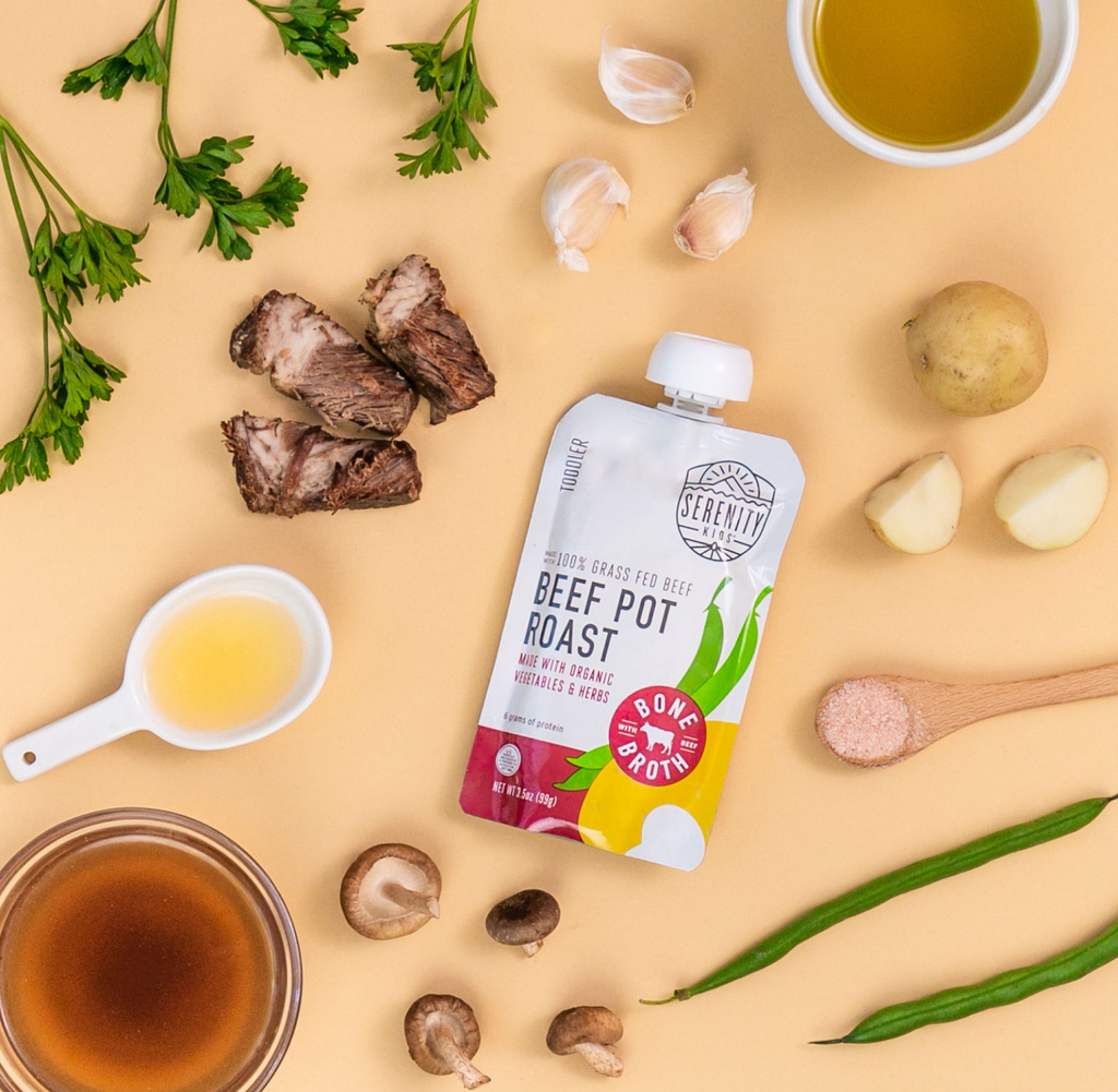 Beef Baby Food Pouch // Beef Pot Roast // Serenity Kids®